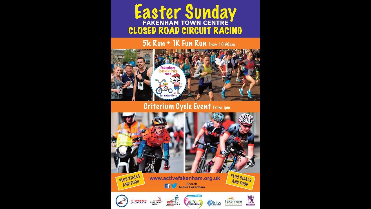 Active Fakenham Easter Sunday Funday 2018 - YouTube