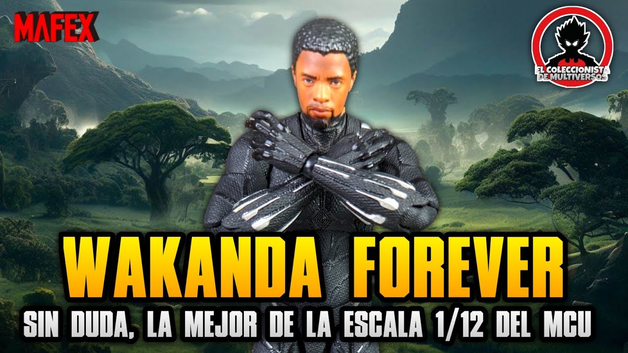 ⚫BLACK PANTHER ⚫ versión MCU Mafex review en Español - YouTube