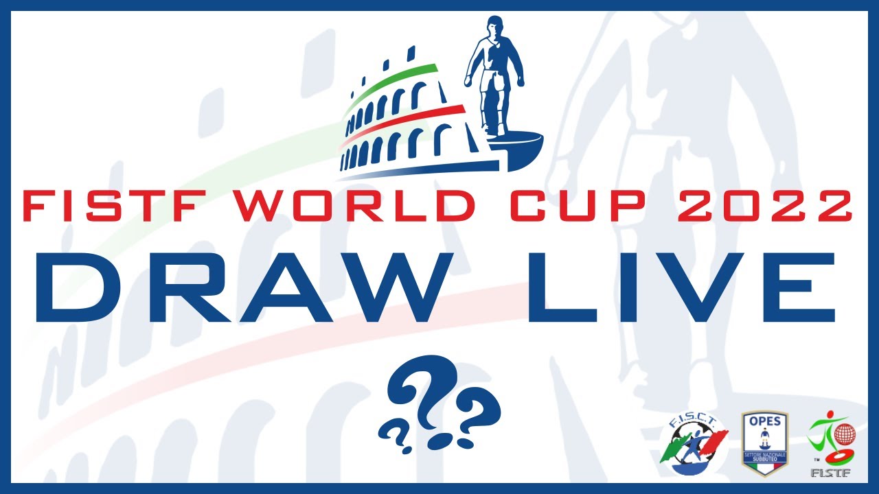 FISTF WORLD CUP ROME 2022 OFFICIAL DRAW - YouTube