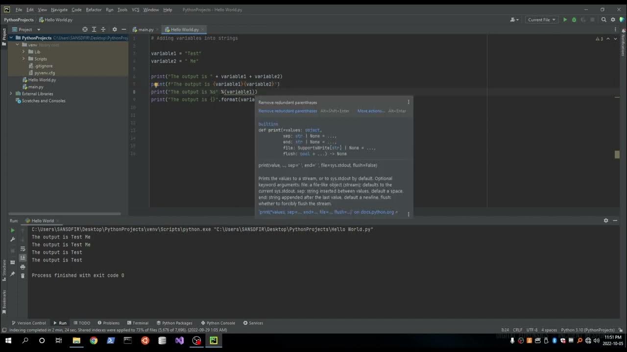 03 Concatenating Strings - YouTube