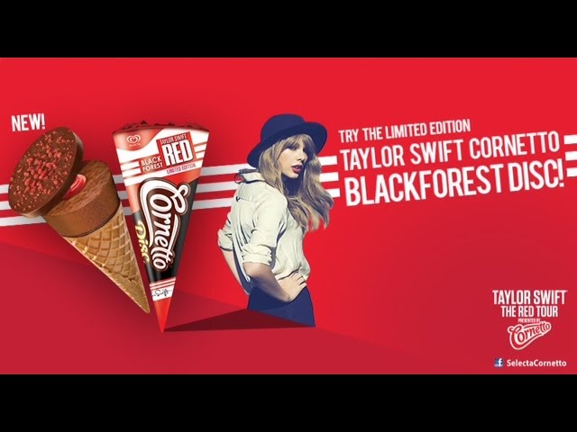 Cornetto Taylor Swift Promo
