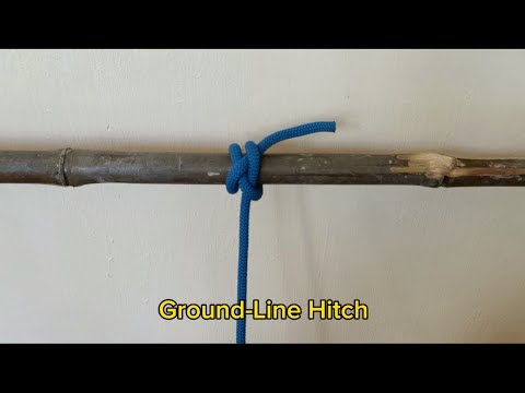 HOW TO TIE A GROUND-LINE HITCH #knots #fyp #viral - YouTube