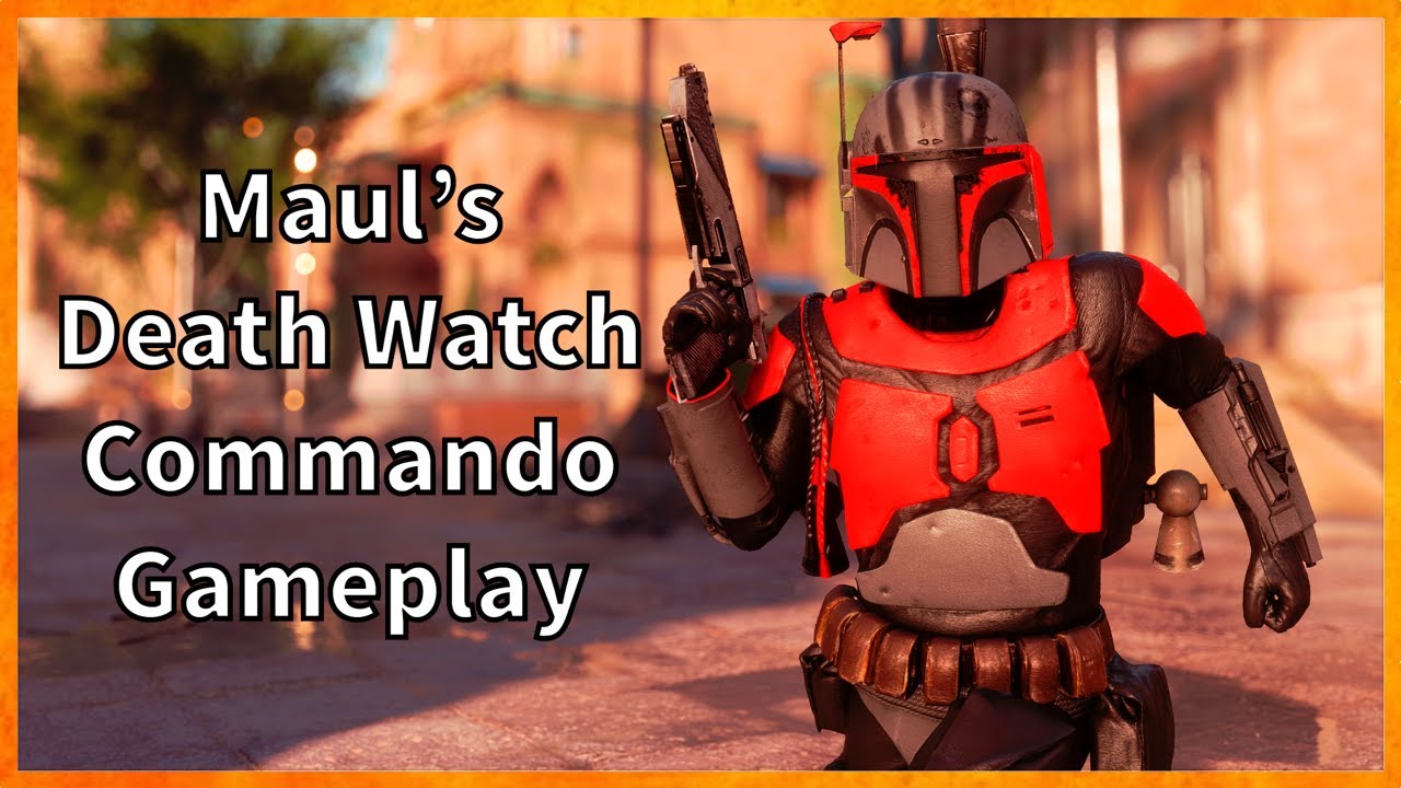 Maul's Death Watch Commando Gameplay Star Wars Battlefront 2 - YouTube