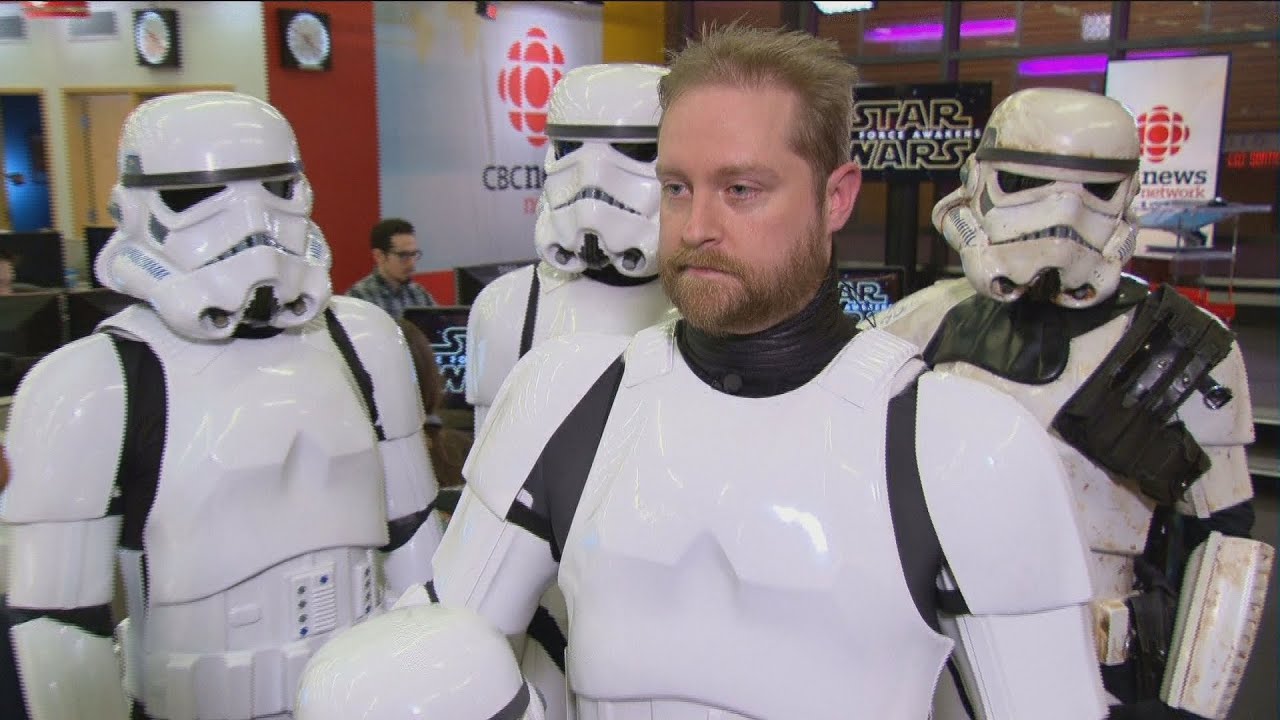 Stormtroopers invade the CBC - YouTube