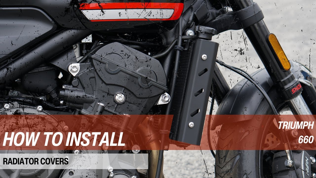 Triumph Trident 660 Radiator Covers - Brogue Motorcycles - YouTube