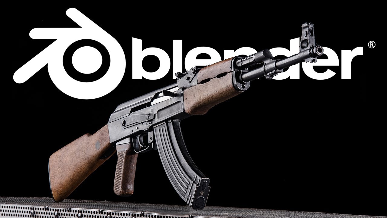Modeling an AK-47 in Blender (Part 1: Grip) (Aryan) - YouTube