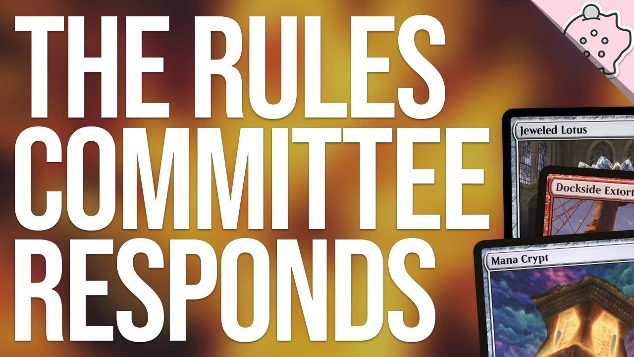 The Rules Committee Responds to The Commander Community | Huge Bans ...