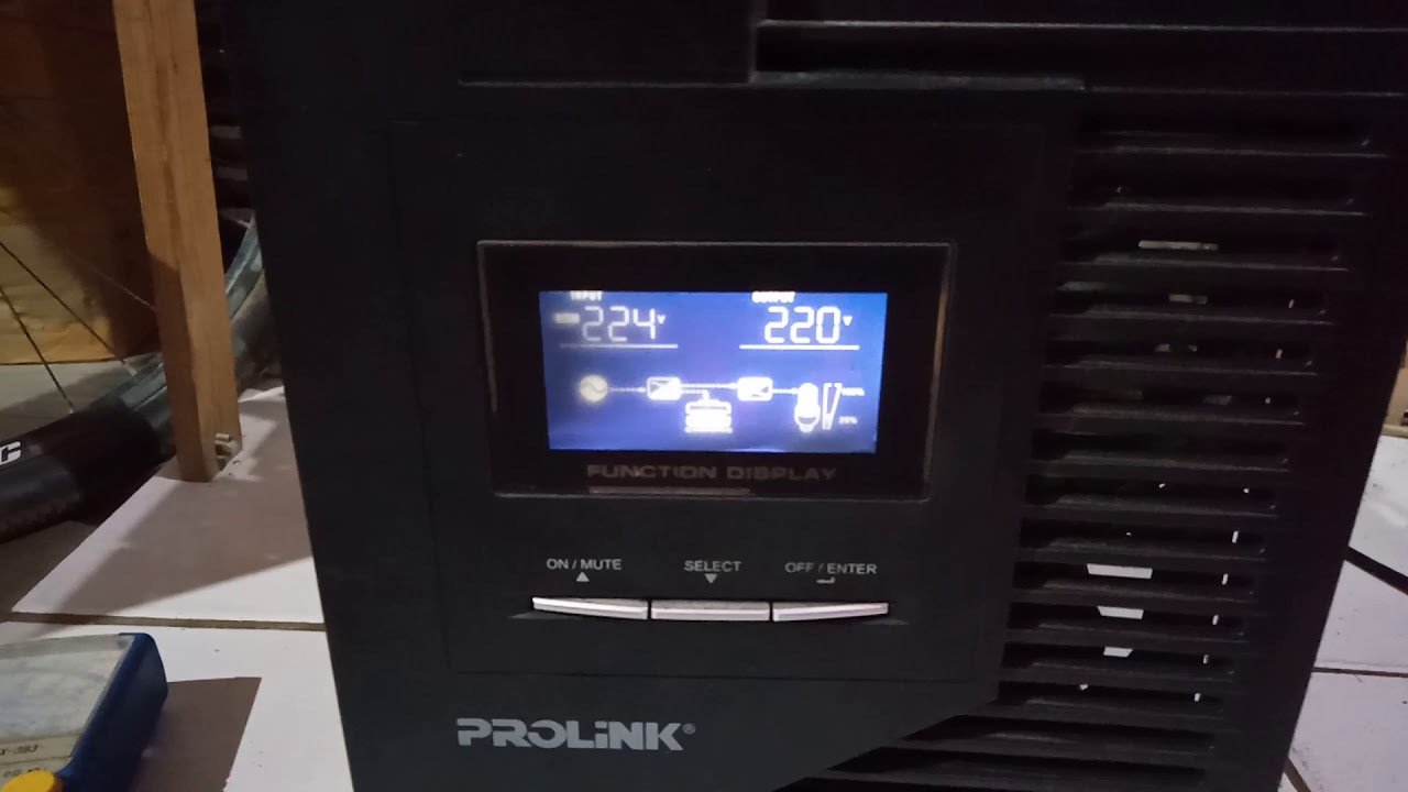 TEST UPS PROLINK - YouTube