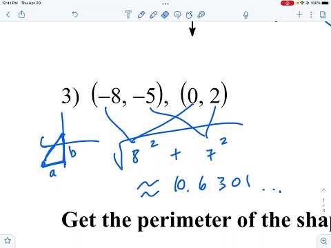Coordinate Geometry Review 1st half Lesson - YouTube