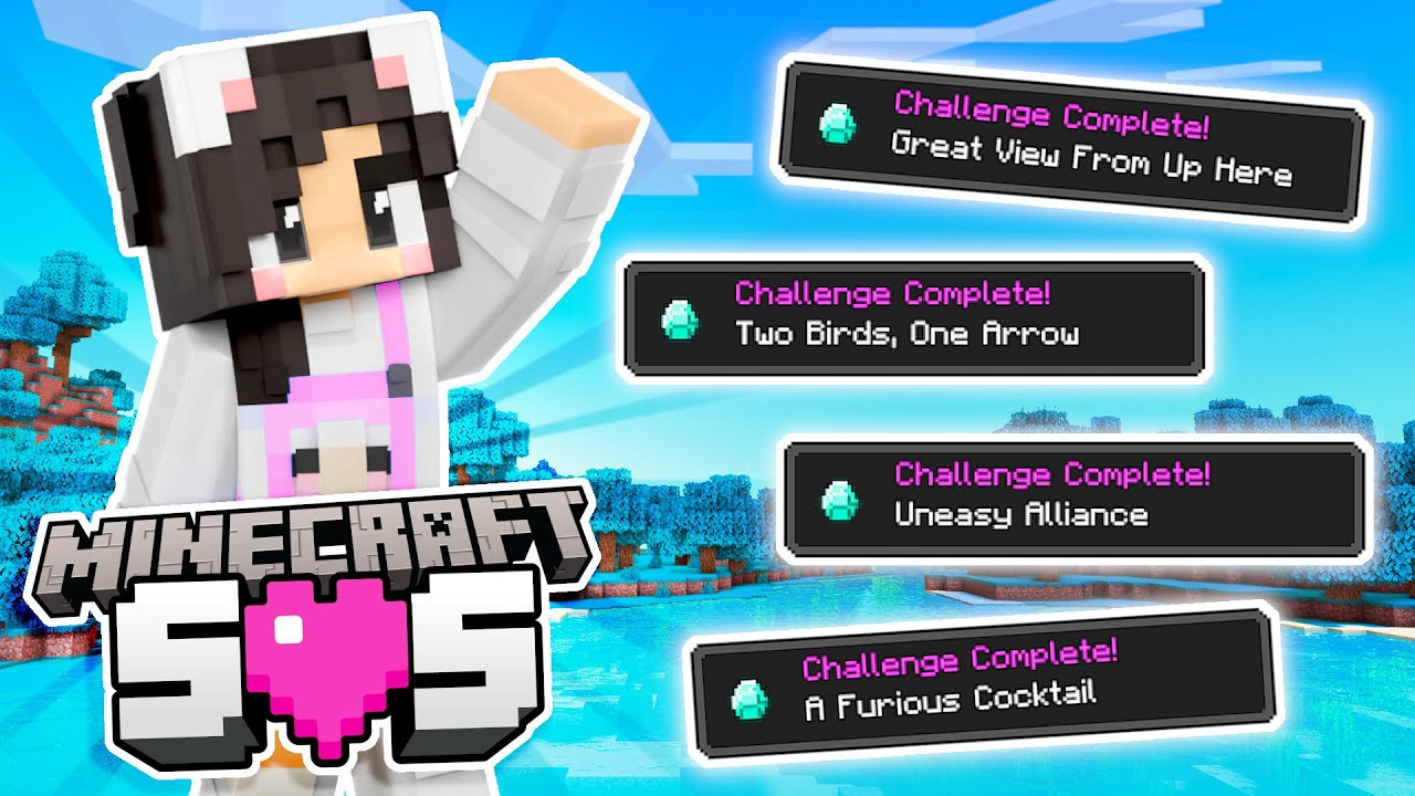 💜ACHIEVEMENT HUNTING! Minecraft SOS Ep.7 - YouTube