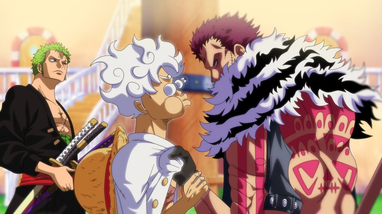 The best battle in One Piece Yonko Luffy Gear 5 VS Katakuri | Anime One ...