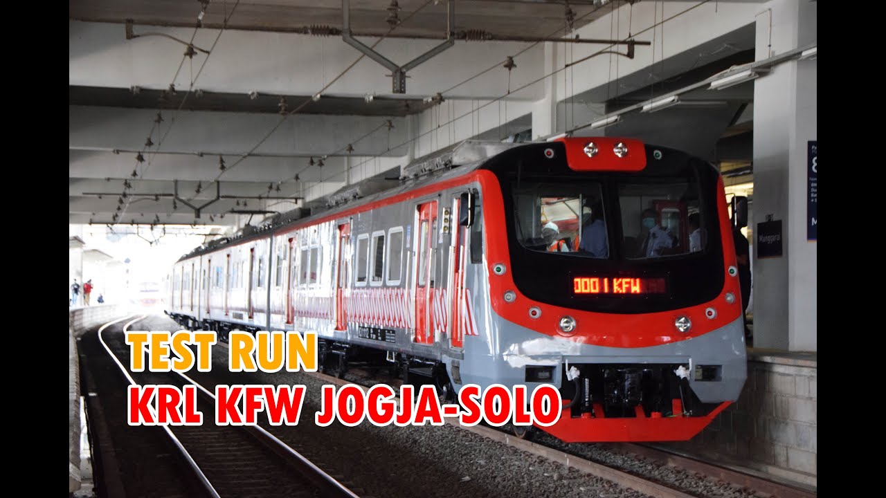INILAH WUJUD KRL JOGJA-SOLO | TEST RUN KRL KFW SIANG HARI - YouTube