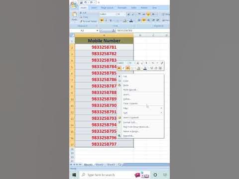 Excel Tricks | format cells part 1 #shorts #youtubeshorts #youtubeindia #youtube # ...