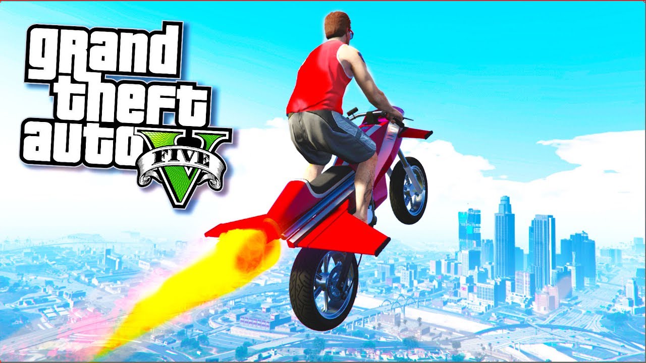 GTA 5 GUN RUNNING DLC : MEGA ROCKET BIKE?! (GTA 5 GUN RUNNING Part 1 ...