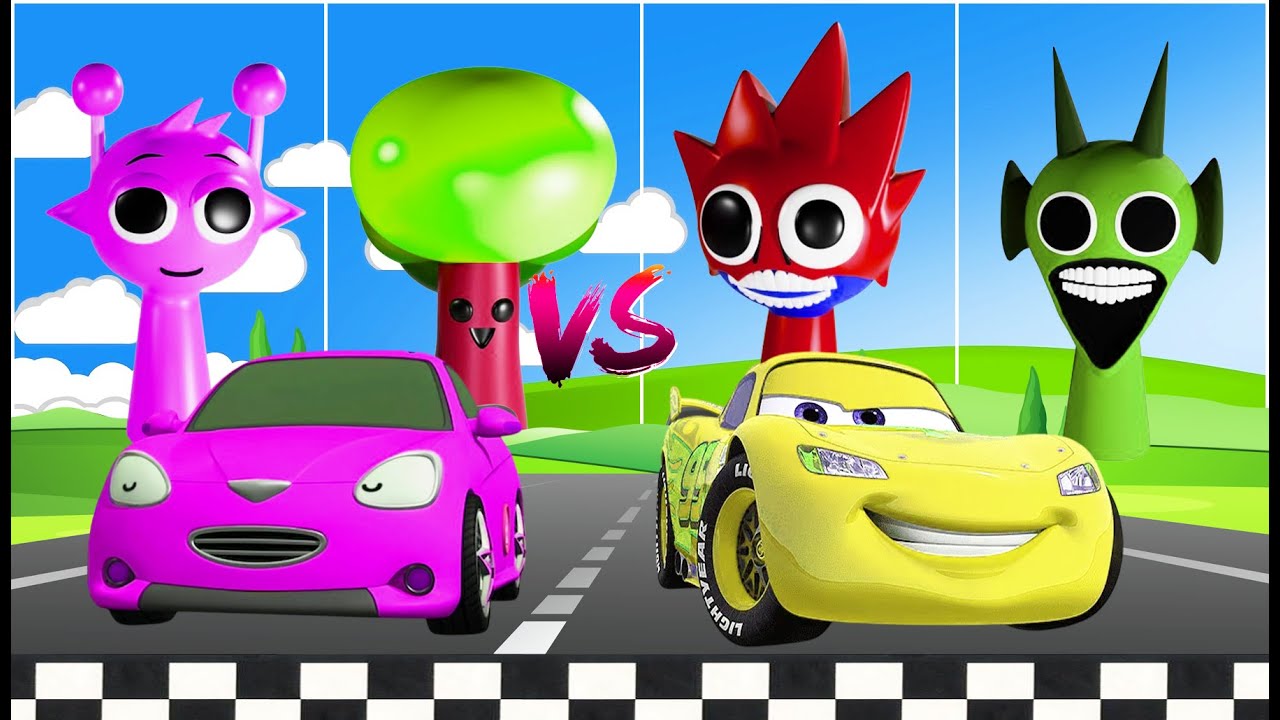 Kids Love It MQ Queen vs Tayo Cartoon in a Brilliant Sprunki Tiles Hop ...