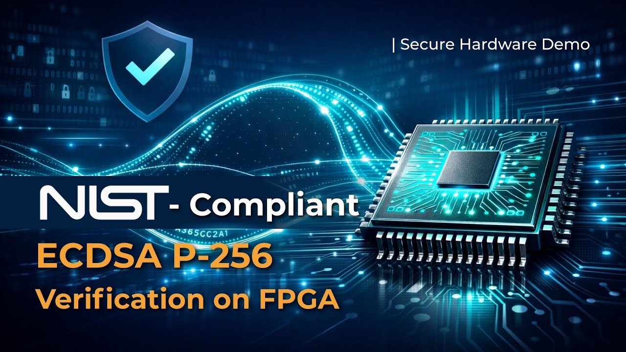 NIST-Compliant ECDSA P-256 Verification on FPGA | Secure Hardware Demo ...