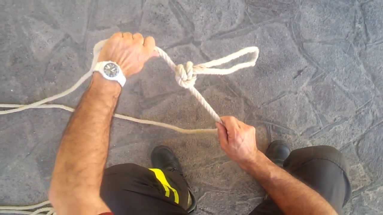 10 Nodo semplice a doppino con gassa - YouTube