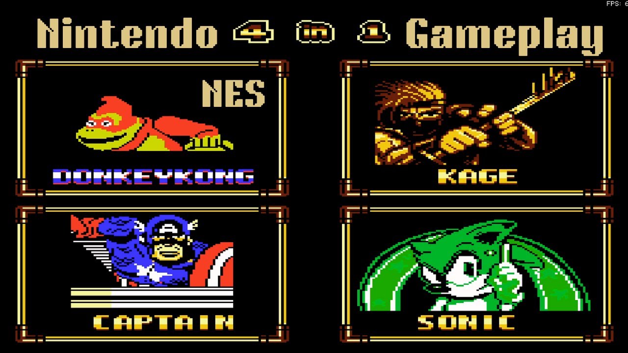 NES 4 in 1 Gameplay : The Best 4 Adventure Games - YouTube