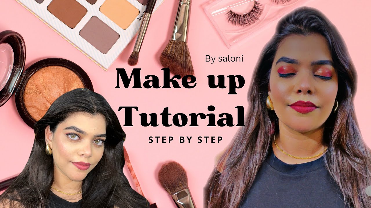 Step-by-step make up tutorial,🧏🏻‍♀️make up for beginners, # ...