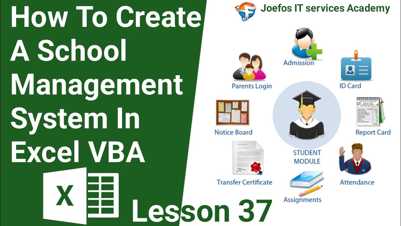 How To Create A School Management System in Microsoft Excel | Step-by ...