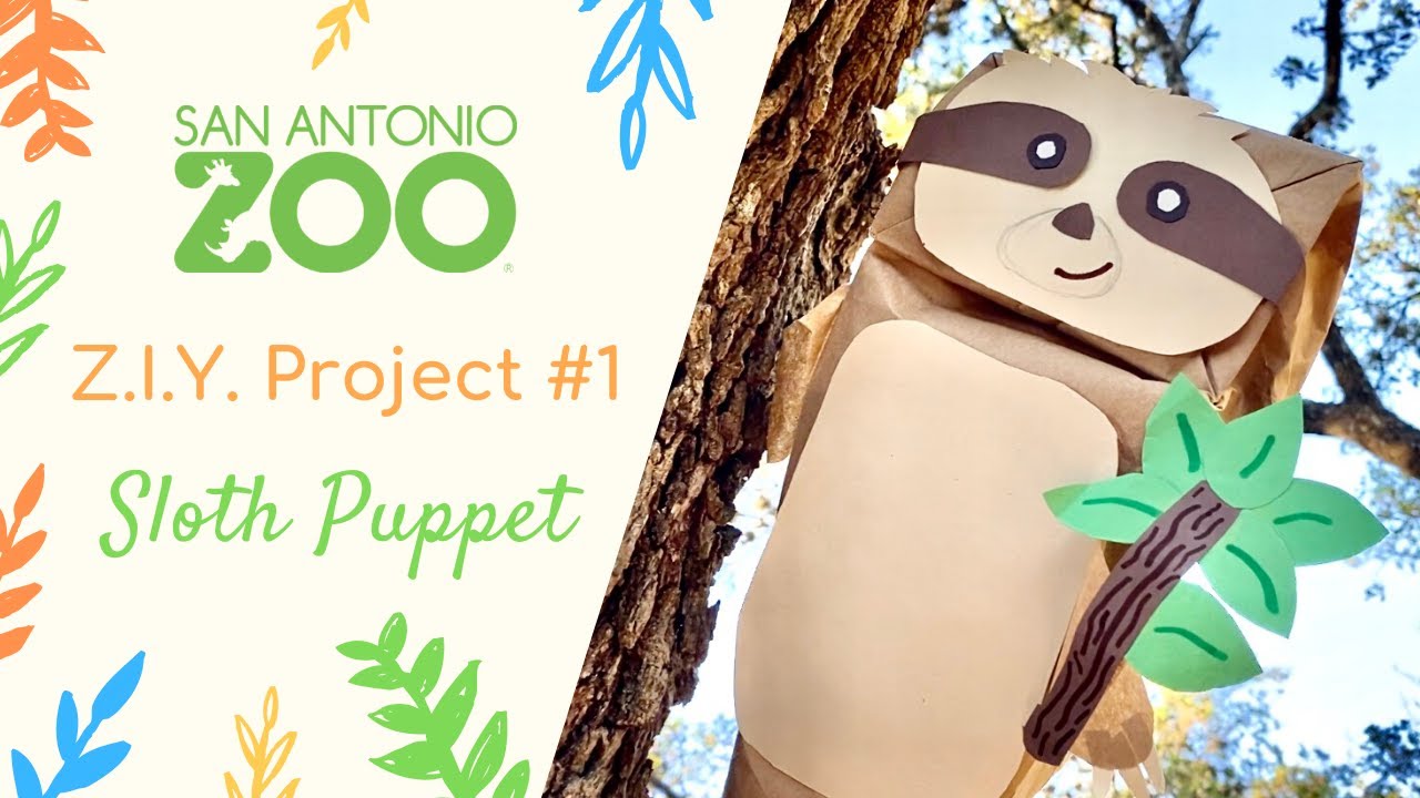 Zoo It Yourself - Sloth Puppet - YouTube