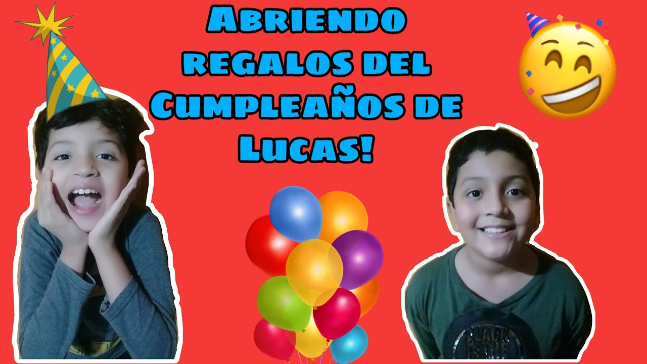LOS REGALOS DEL CUMPLEAÑOS DE LUCAS- Somos Ale y Lucas - YouTube