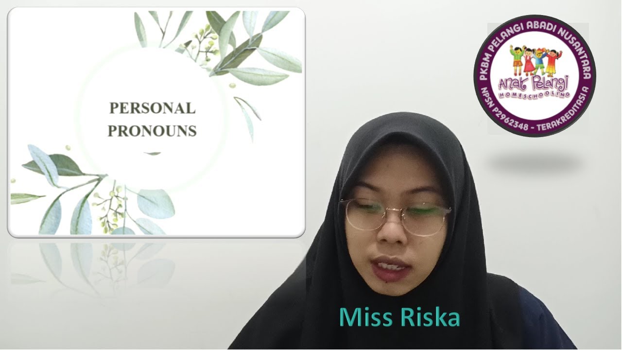 Miss Riska: English Class "Personal Pronouns" - YouTube