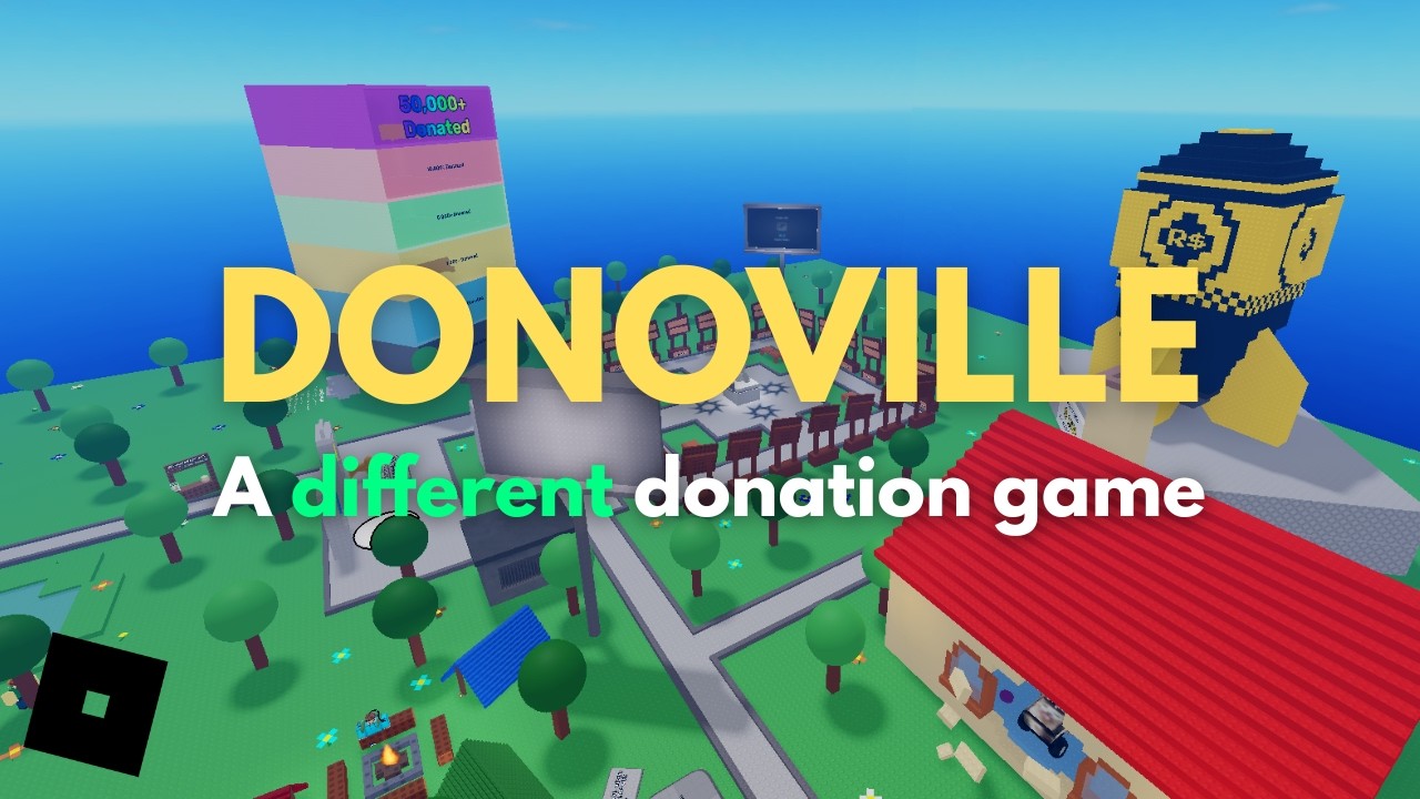 DonoVille (💸DONATION GAME) Official Trailer | ROBLOX - YouTube