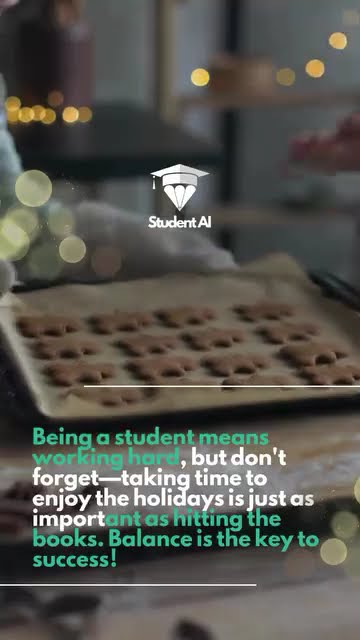 Let StudentAI App help you balance your studies and downtime. # ...