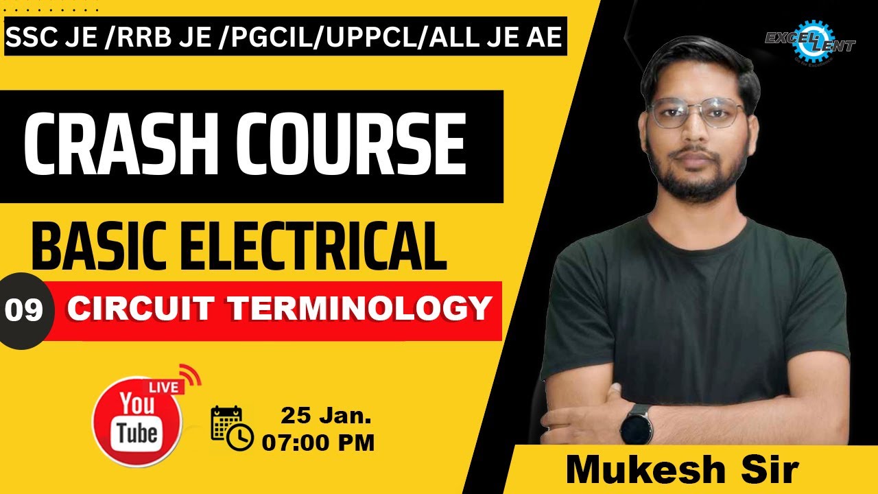 # 09 II Circuit Terminology II Basic Electrical II Live @ 7:00 PM - YouTube
