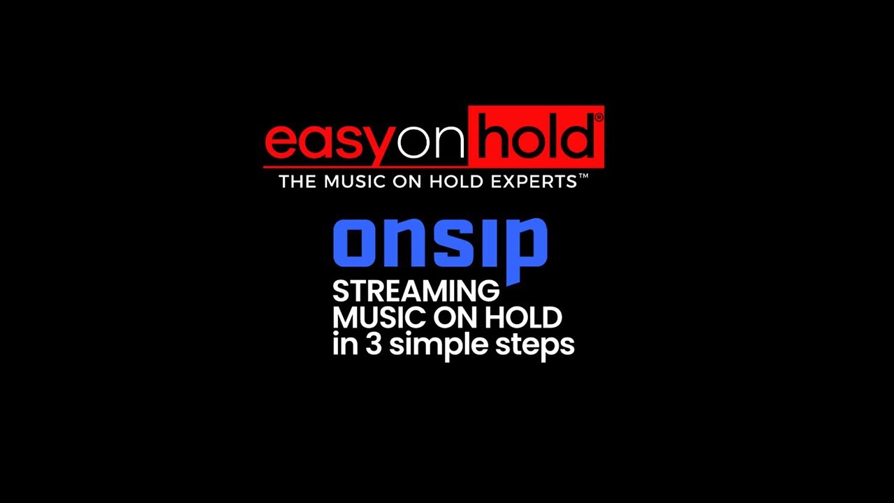 How to set up streaming music on hold in Onsip in 3 simple steps. - YouTube
