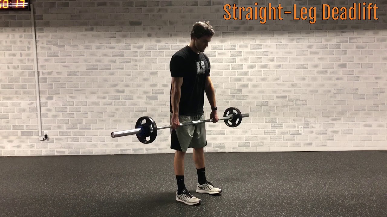 How-To: Straight Leg Deadlift - YouTube