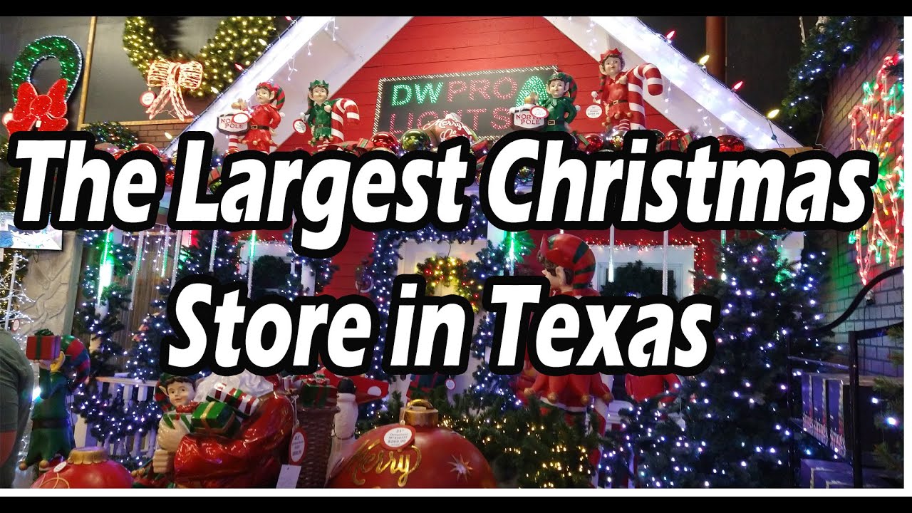 Escaping to the LARGEST Christmas store in Texas! (Decorator's ...