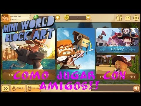 Mini World Como jugar con amigos! - YouTube