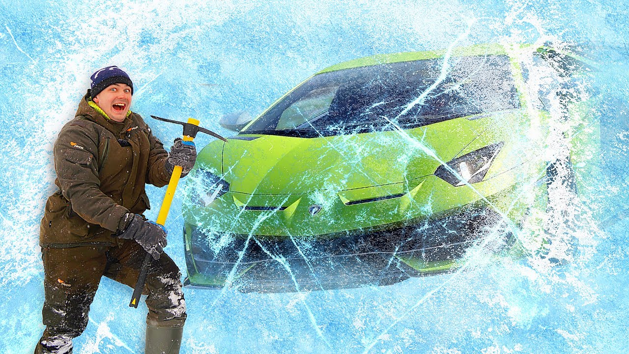 Found Lamborghini Trapped in Ice! How to get it? - YouTube