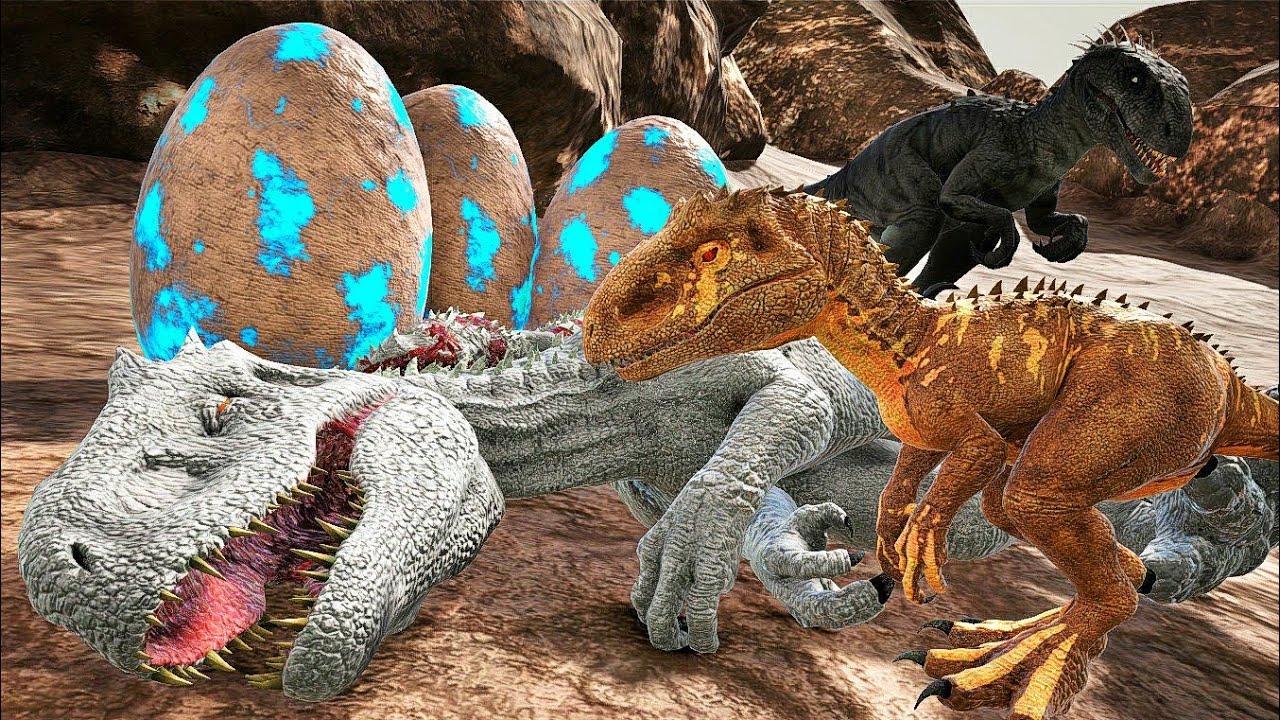 Salvei 2 Bebês Indominus Rex da Feroz Hydra! Papai Indoraptor ...