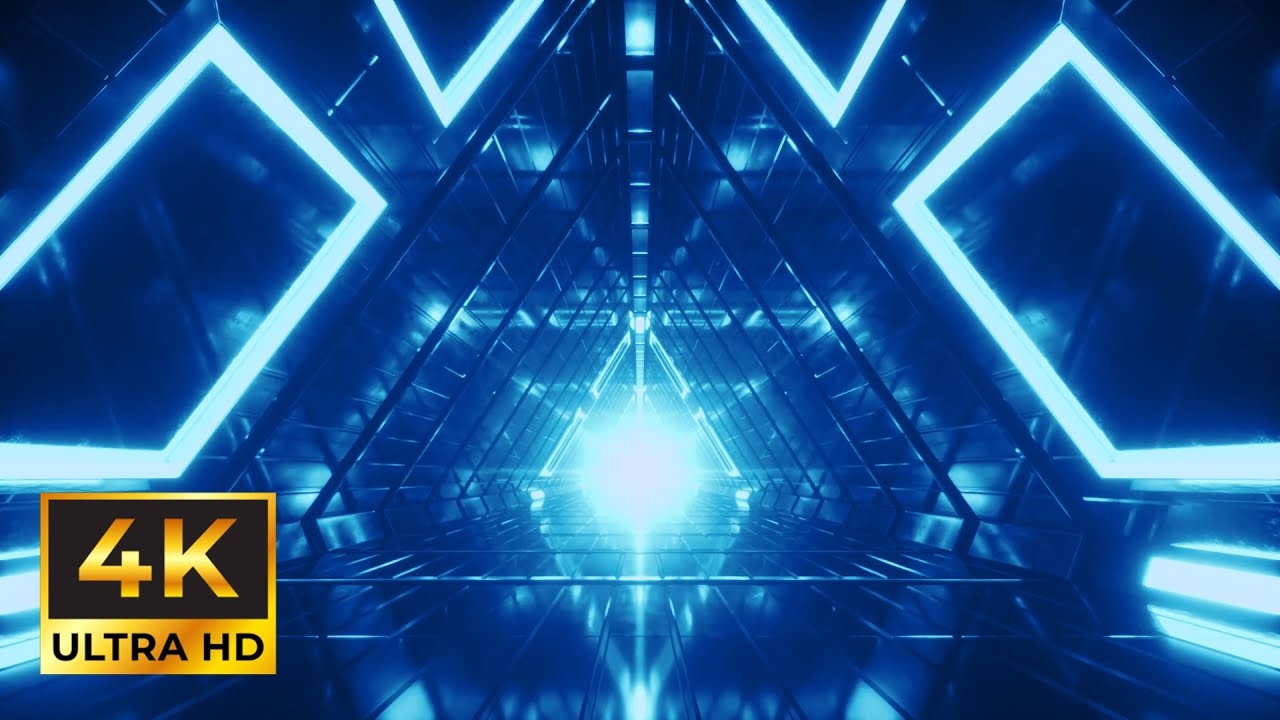 Neon light Tunnel Background Video Effects for Vj loop with No ...