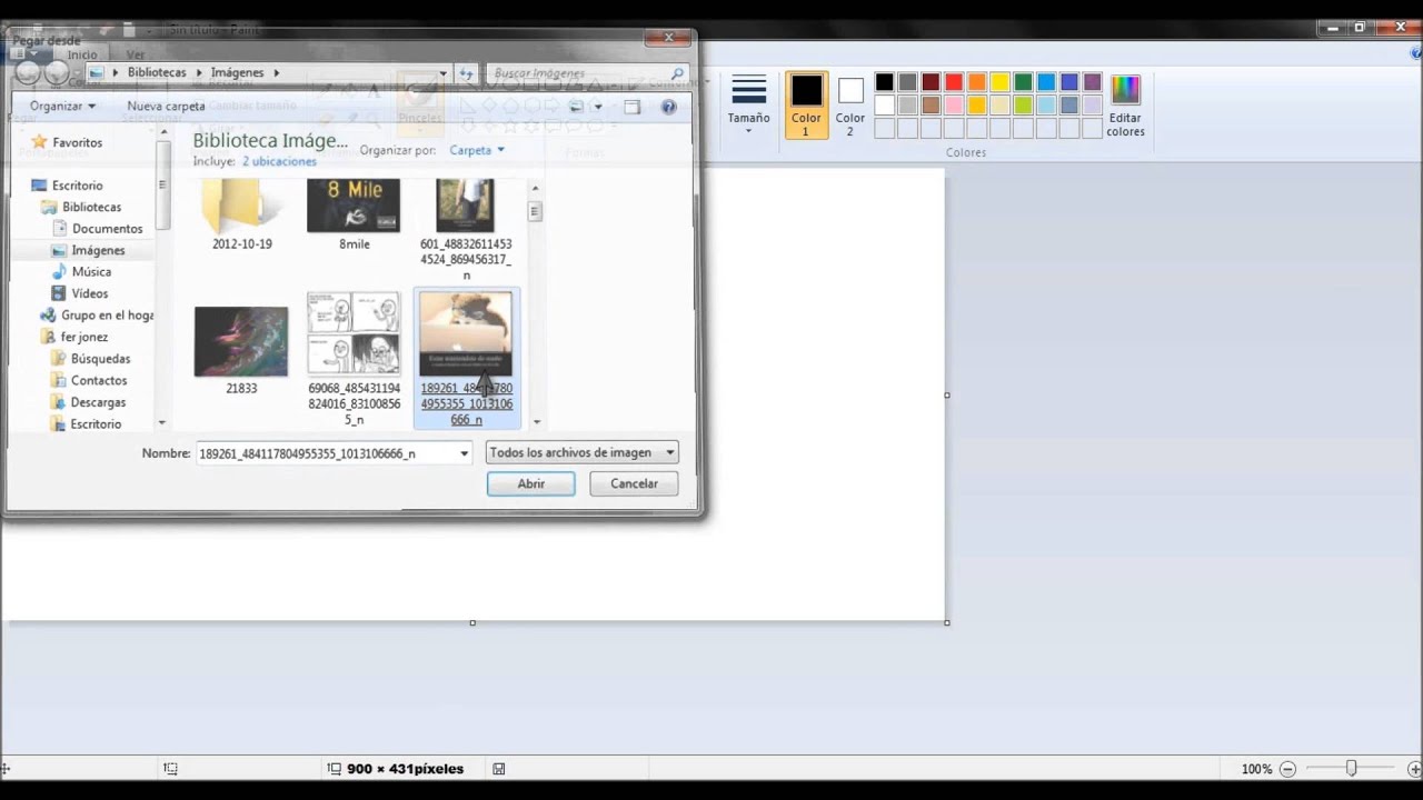 como poner tu nombre en cualquier imagen [paint] - YouTube