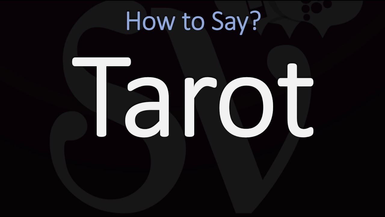 How To Pronounce Tarot CORRECTLY YouTube