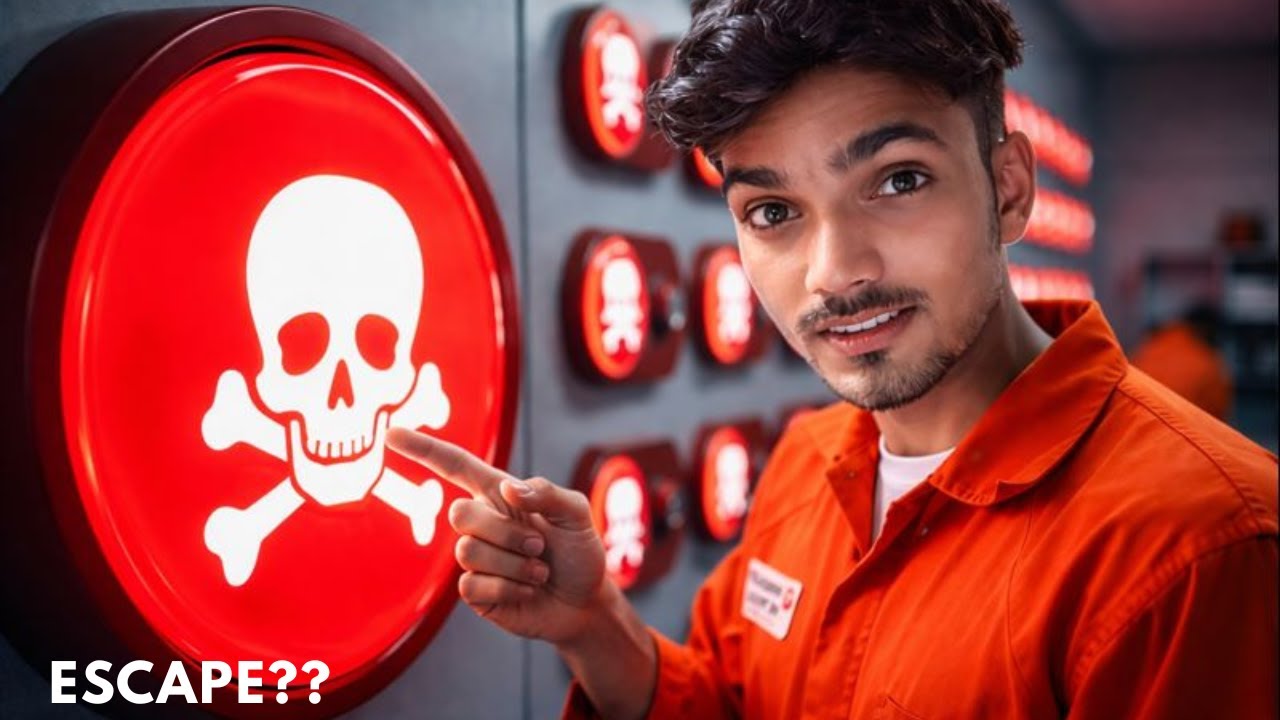 CAN I ESCAPE FROM THIS BUTTON PRISON ☠️\\ PRISON ESCAPE - YouTube