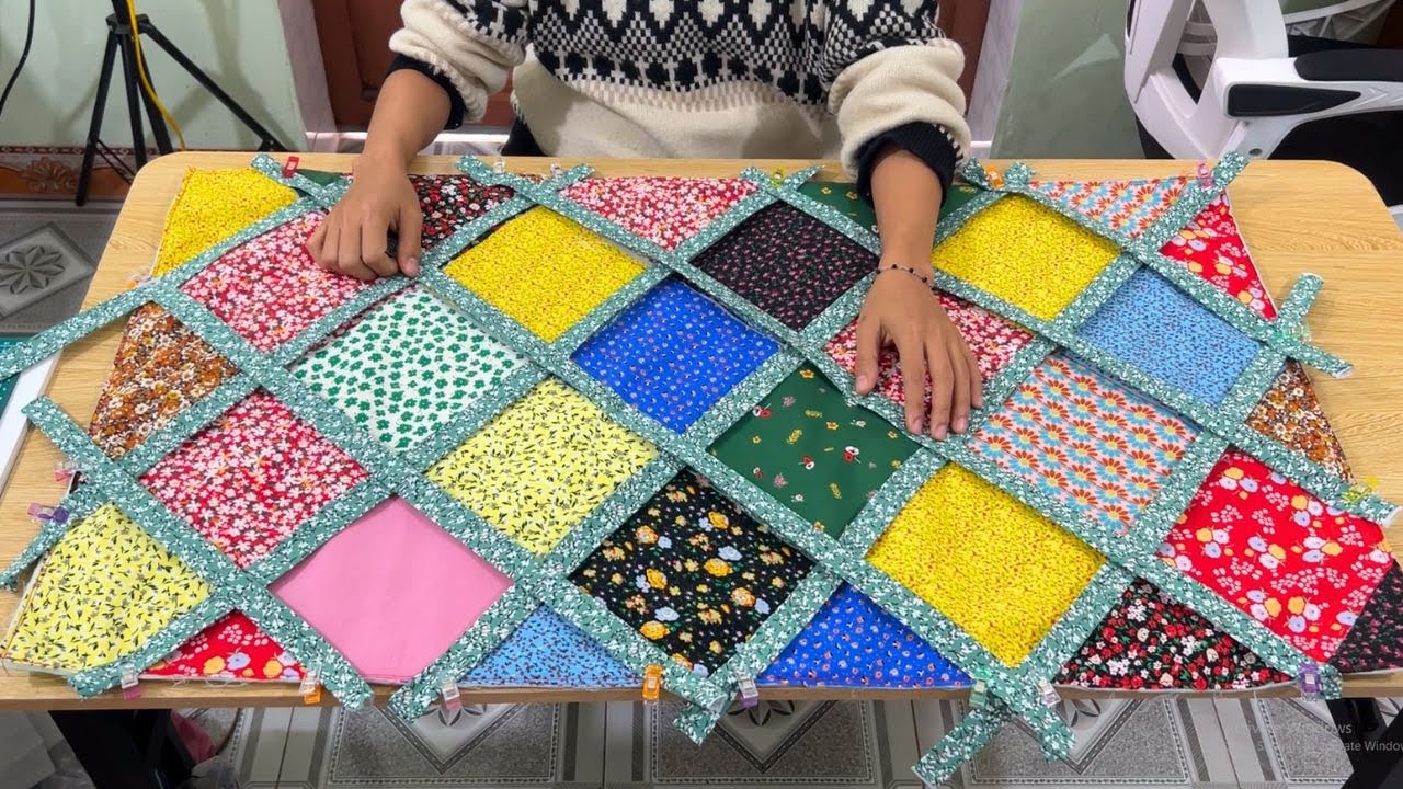 Come Learn How To Make This Patchwork Rug Super Easy And Fast ...
