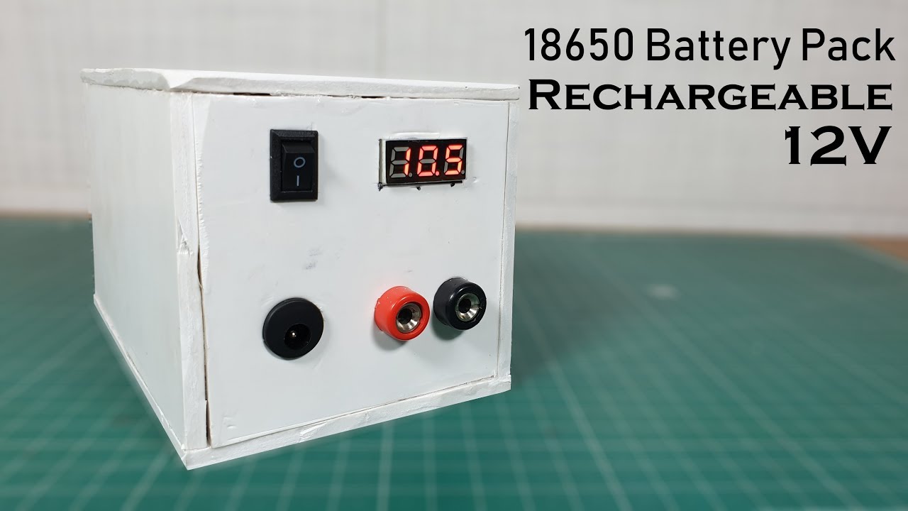 12v Battery Pack | Power Supply | Rechargeable - YouTube