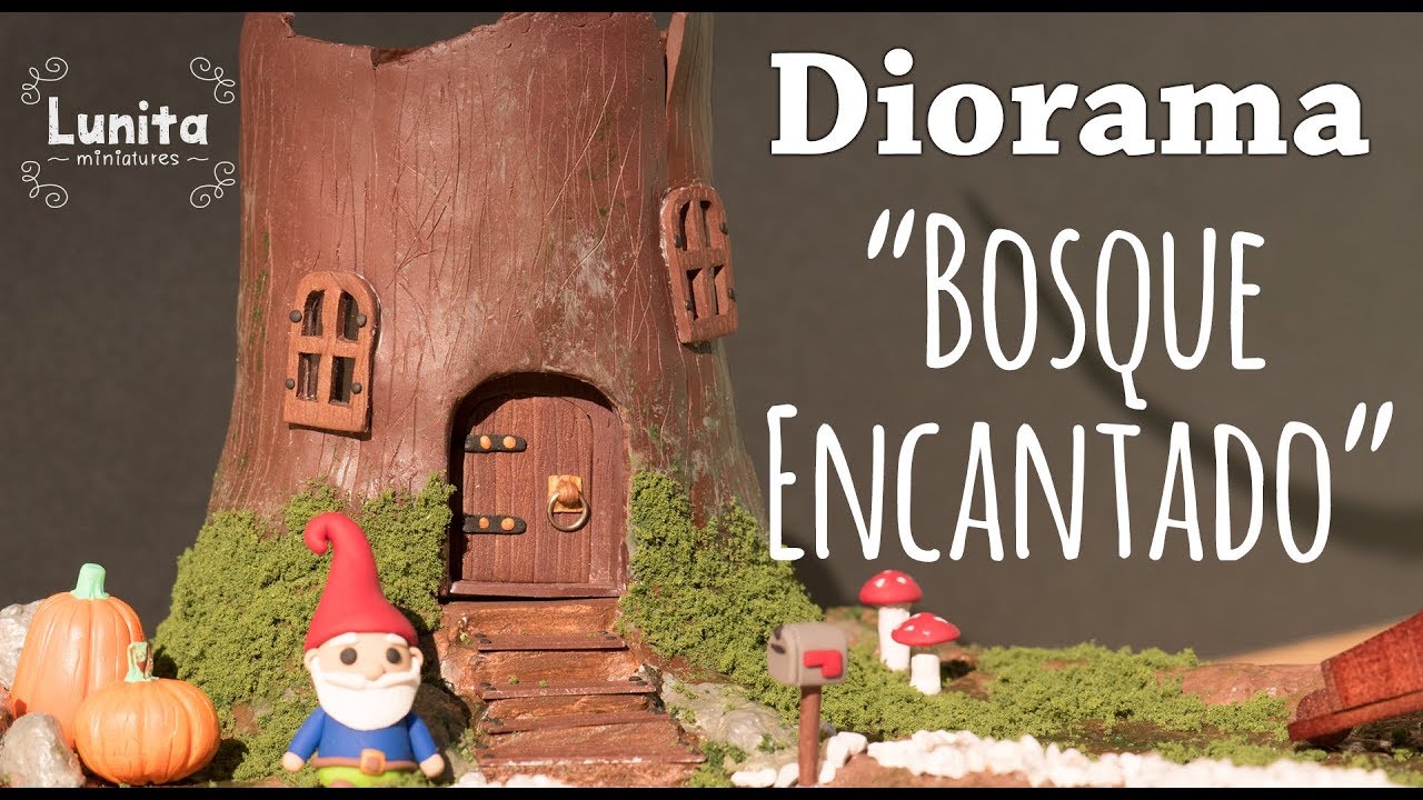 Diorama Bosque Modelling Diorama Forest Tree | Lunita Miniatures - YouTube