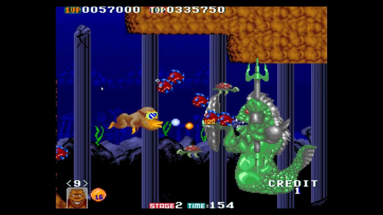 TOKI ARCADE ALL BOSSES!- Arcade Game playthrough LONGPLAY - YouTube