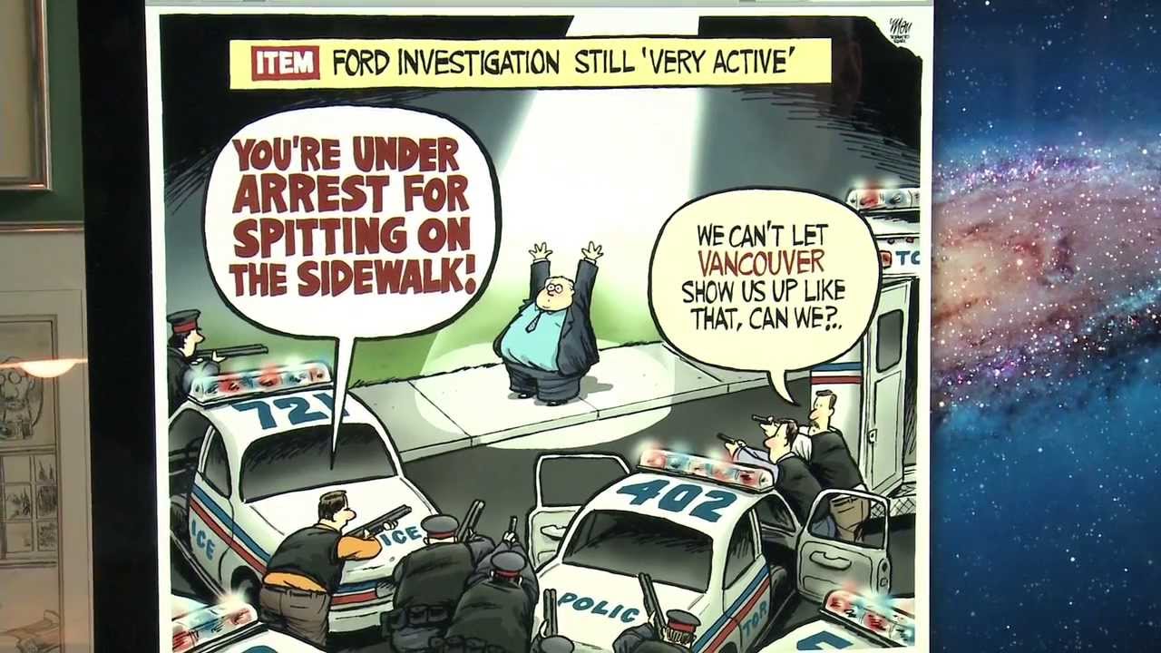 Cartoonist From Toronto Star: How To Draw Rob Ford - YouTube