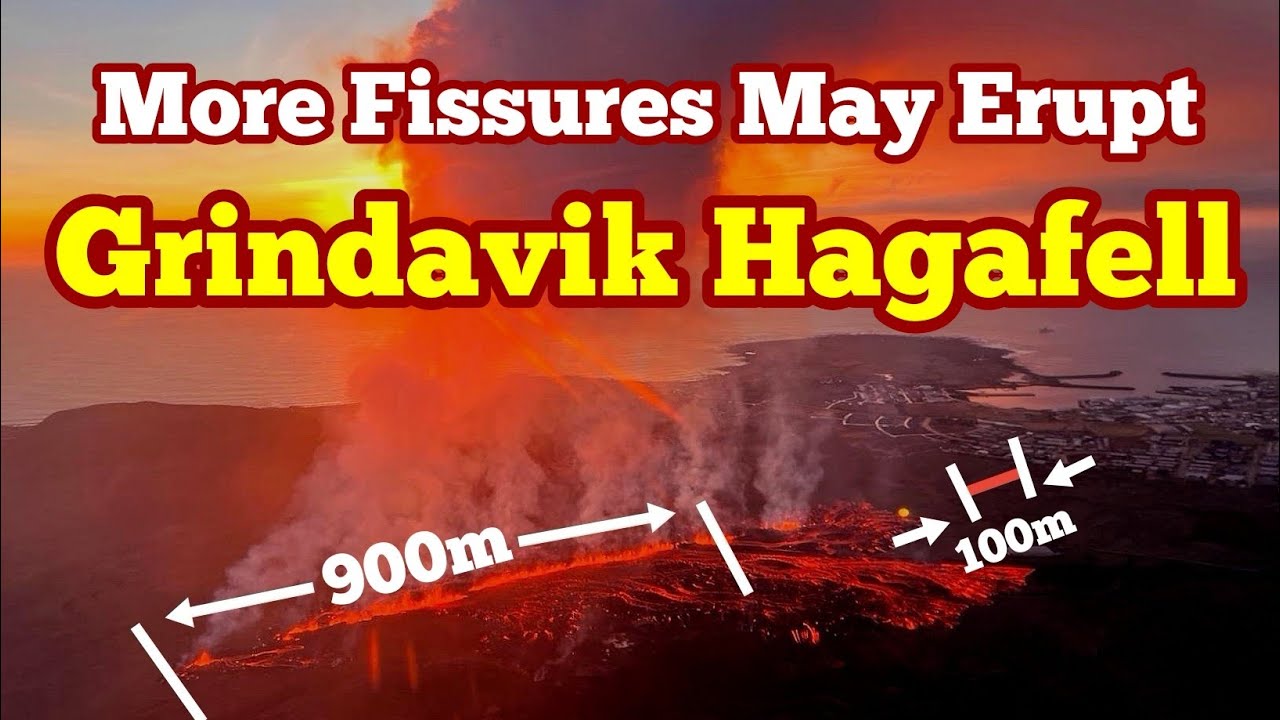 More Fissures May Erupt In Iceland Hagafell Grindavik Volcano, 900m ...