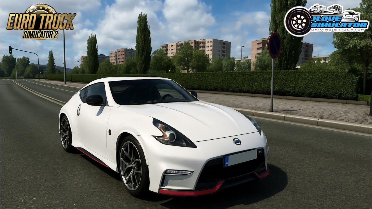 ETS2: Nissan 370Z Nismo, (476km Drive from Olsztyn to Lublin) Euro ...