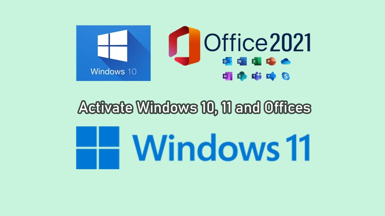Microsoft Office and Windows 11, 10 free activations - YouTube