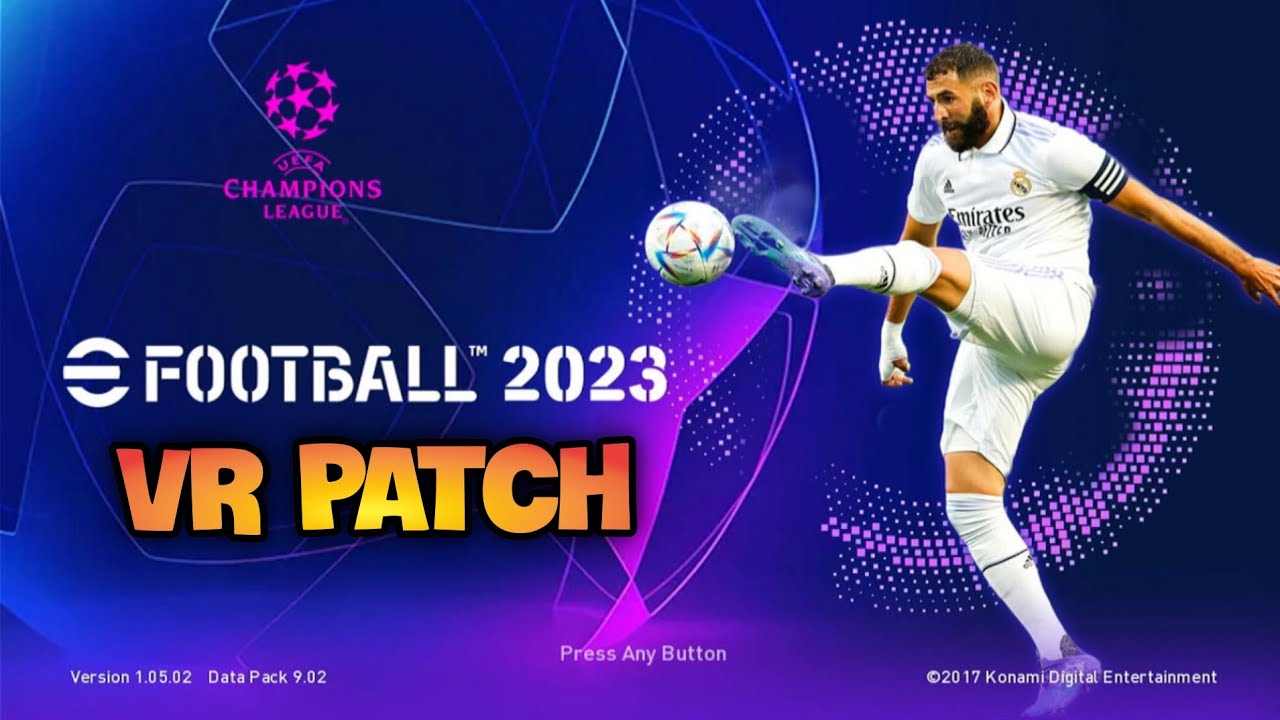 EFOOTBALL PES 2023 VR PATCH REVIEW GAME - YouTube