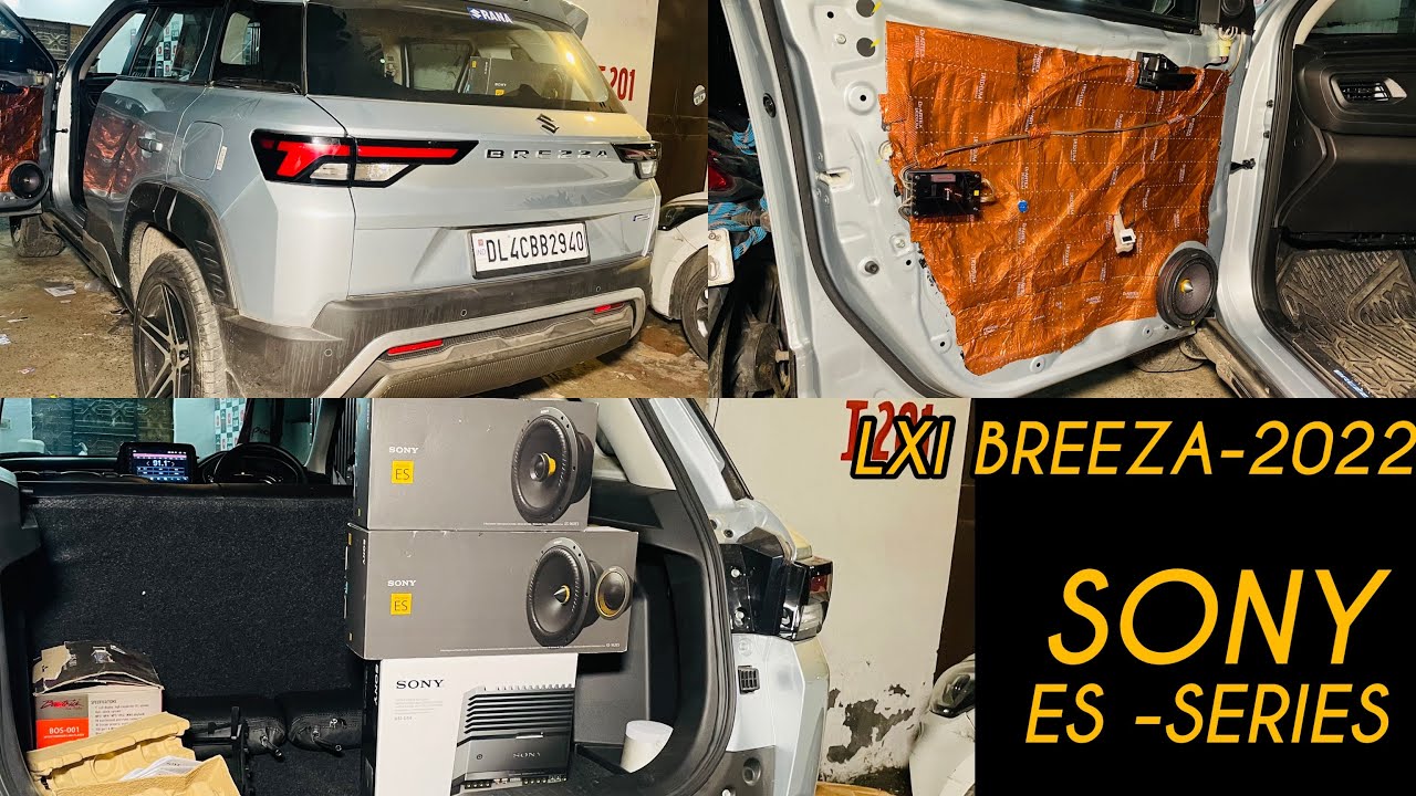 NEW BREEZA-2022 LXI GOT THE BEST SPEAKER EVER | SONY ES SERIES ...